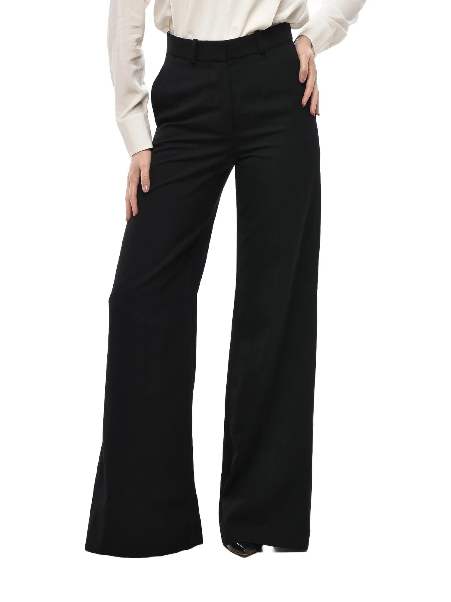 Брюки Dolce wool palazzo trousers