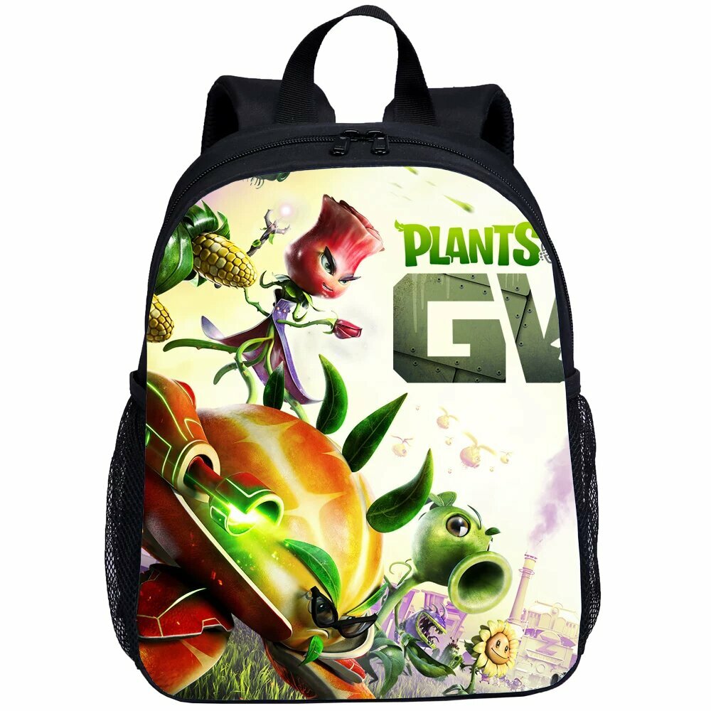 Рюкзак Plants vs Zombies 13 дюймов для детского сада школьный рюкзак для мальчиков #09