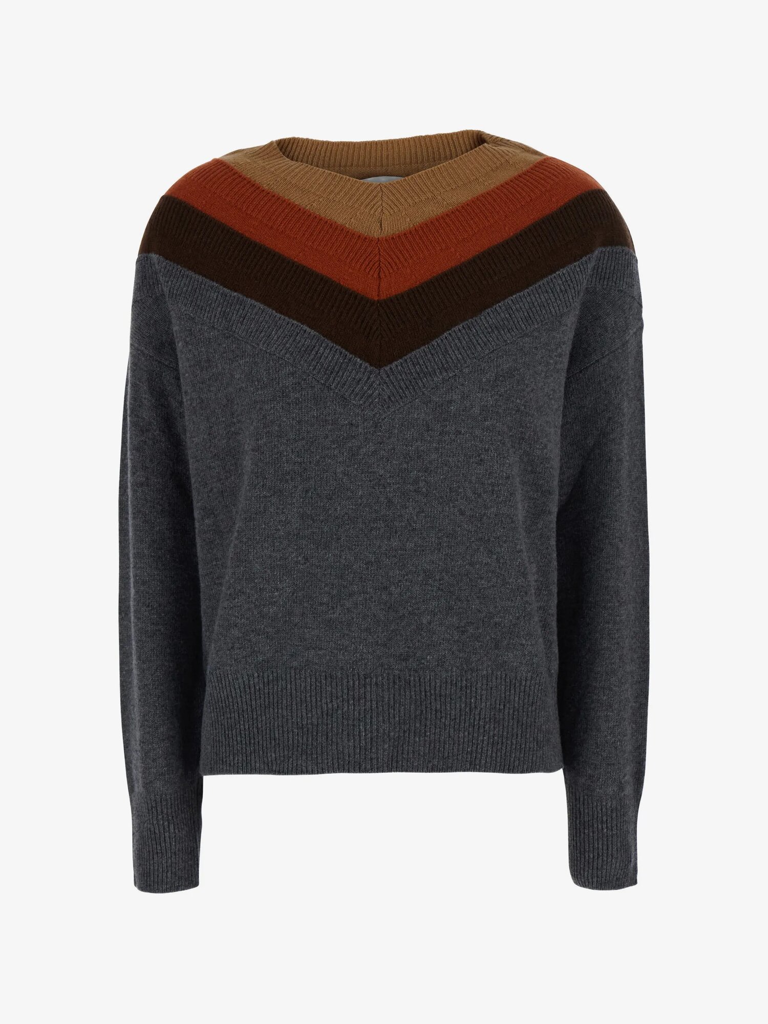 Свитер JUCCA Chevron-knit V-neck sweater