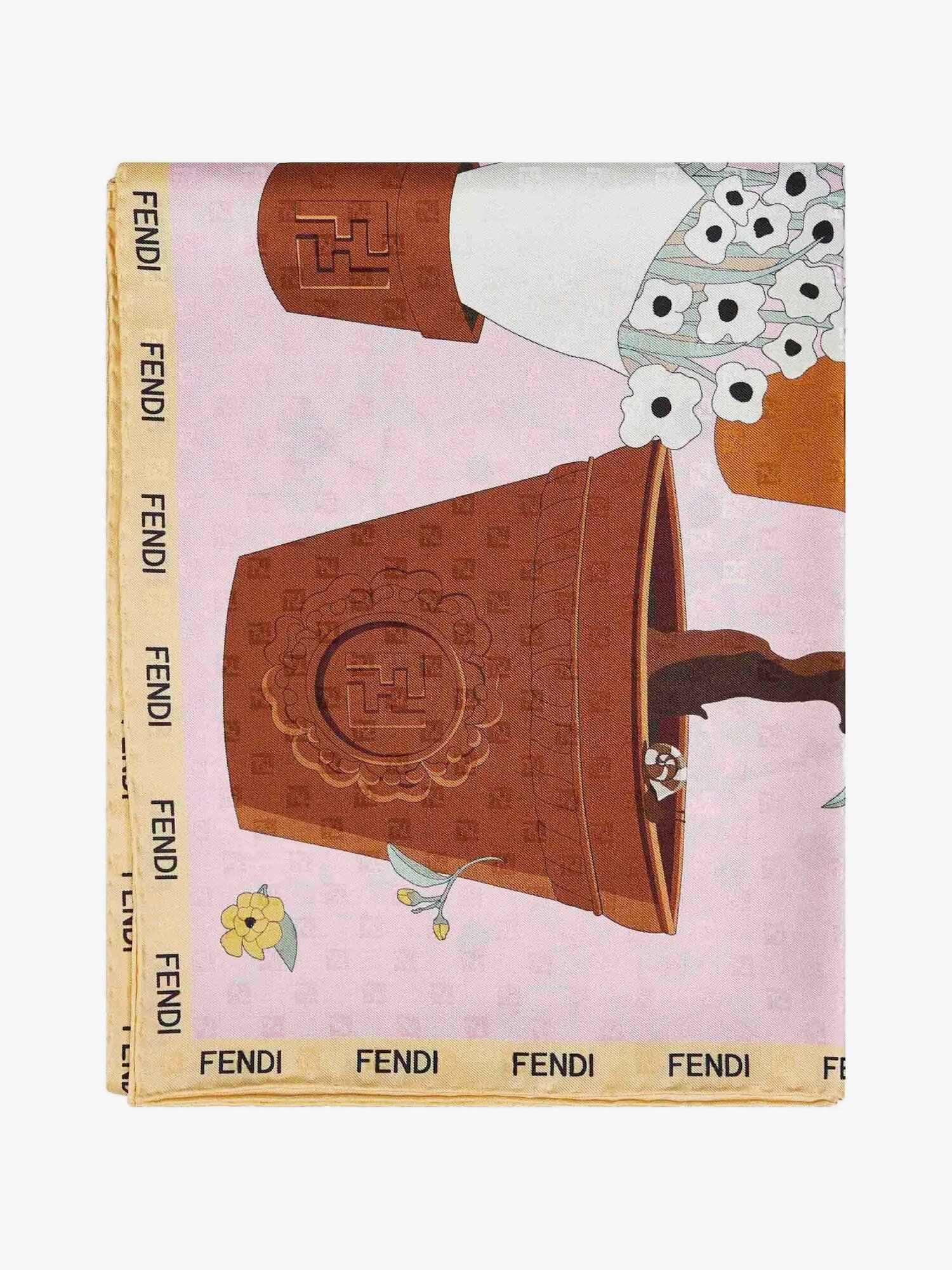 Шарф FENDI Gardening для девочек