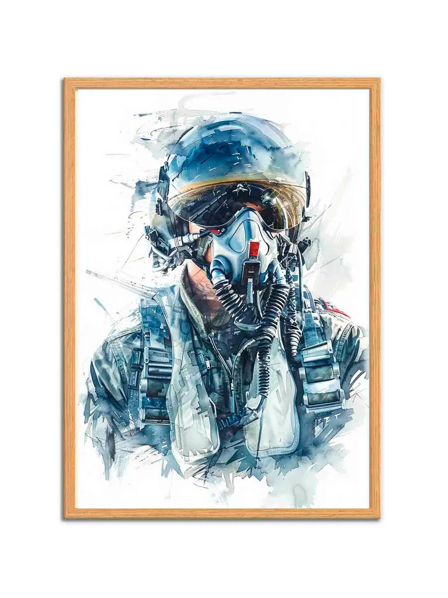 Пилот-птица-сокол 1, Плакат 30x42см