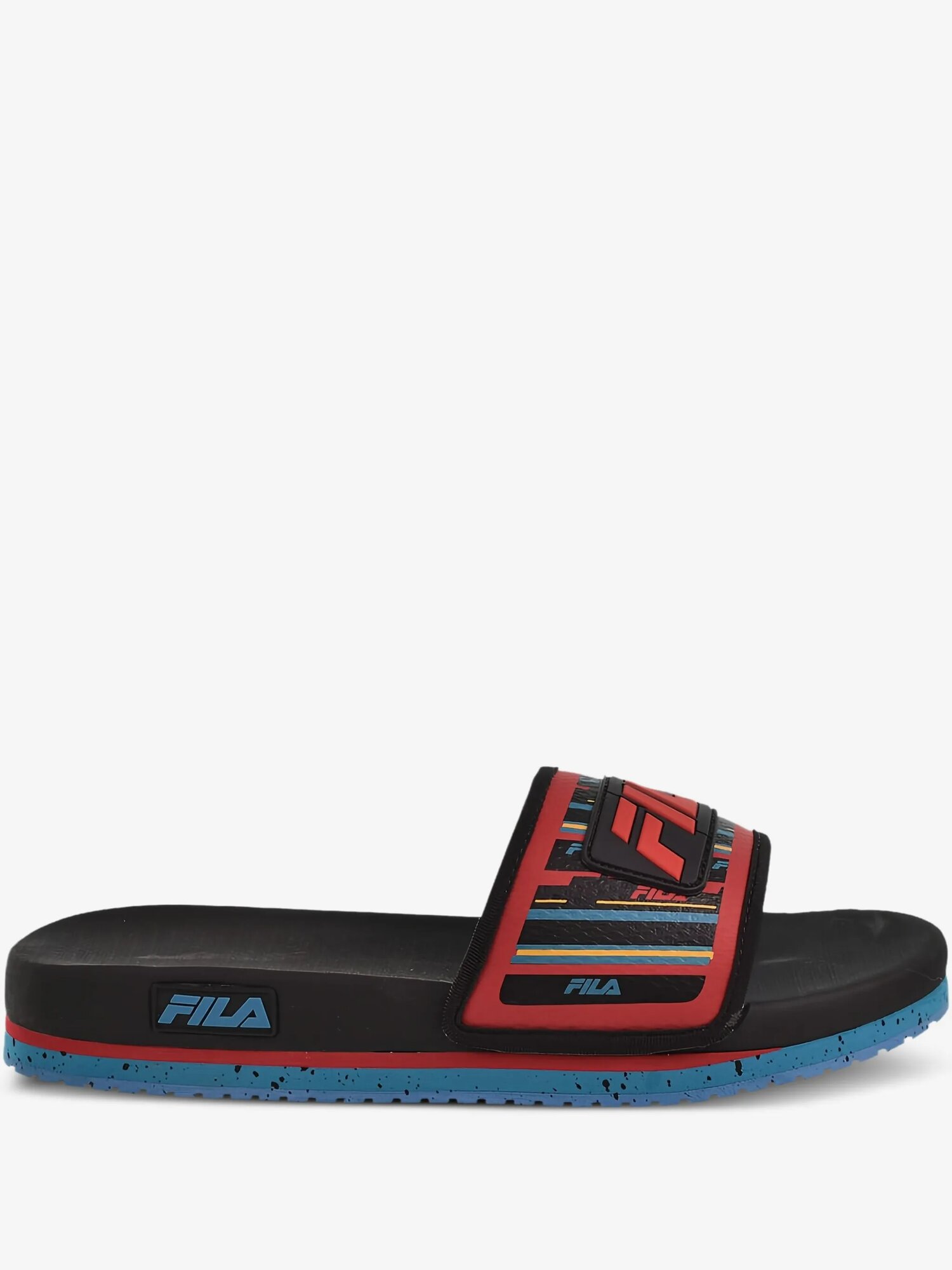 Шлёпанцы Lunar Black/Capri Breeze/Fila Red