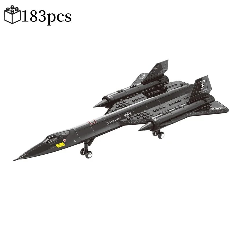 Конструктор SR-71 Blackbird: Креативный Военный Набор Для Сборки, Развивающая STEM-игрушка Для Детей И Взрослых, Идея Для Под.