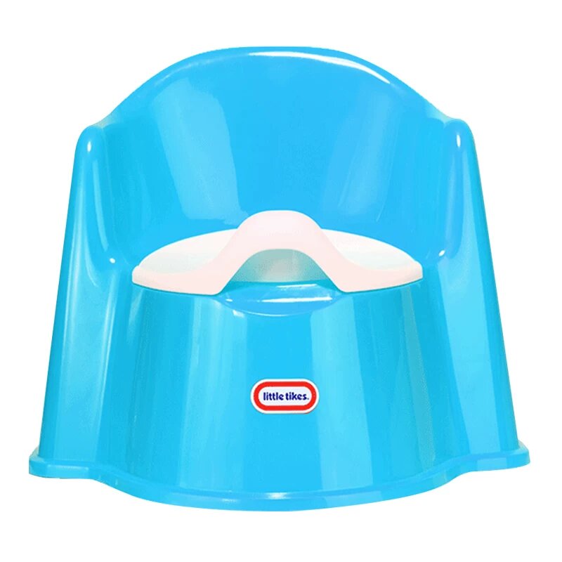 Little Tikes Детская унитаз-стульчик с защитой от брызг, легкая очистка, нескользящее дно для малышей 6 месяцев - 4 лет