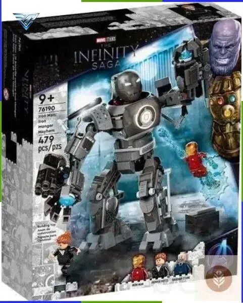 Конструктор Super Heroes 76190 Железный человек: схватка с Железным Торговцем