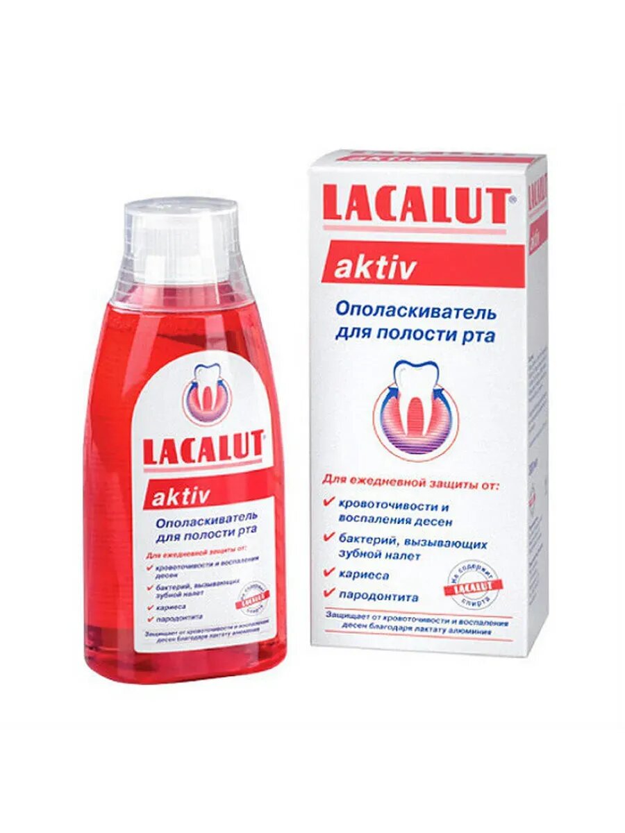 Lacalut Aktiv Ополаскиватель для полости рта 300 мл 1 шт