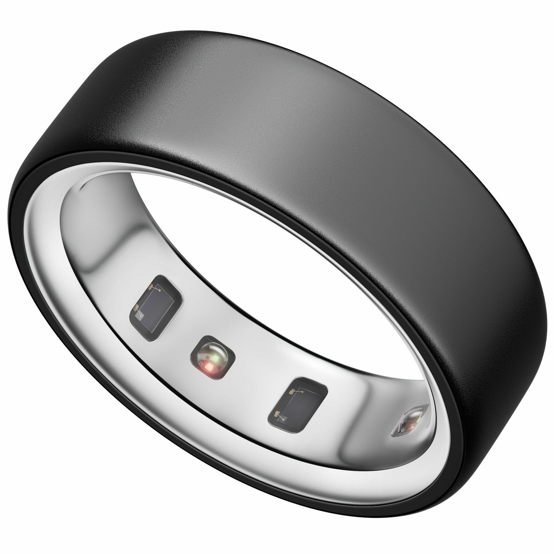 Смарт-кольцо Oura Ring 4 Stealth Size 12, мониторинг здоровья, титановый сплав