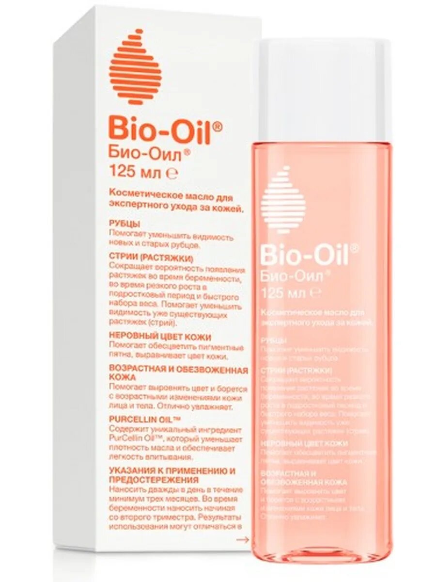 Bio-oil косметическое масло от шрамов растяжек неровного тон