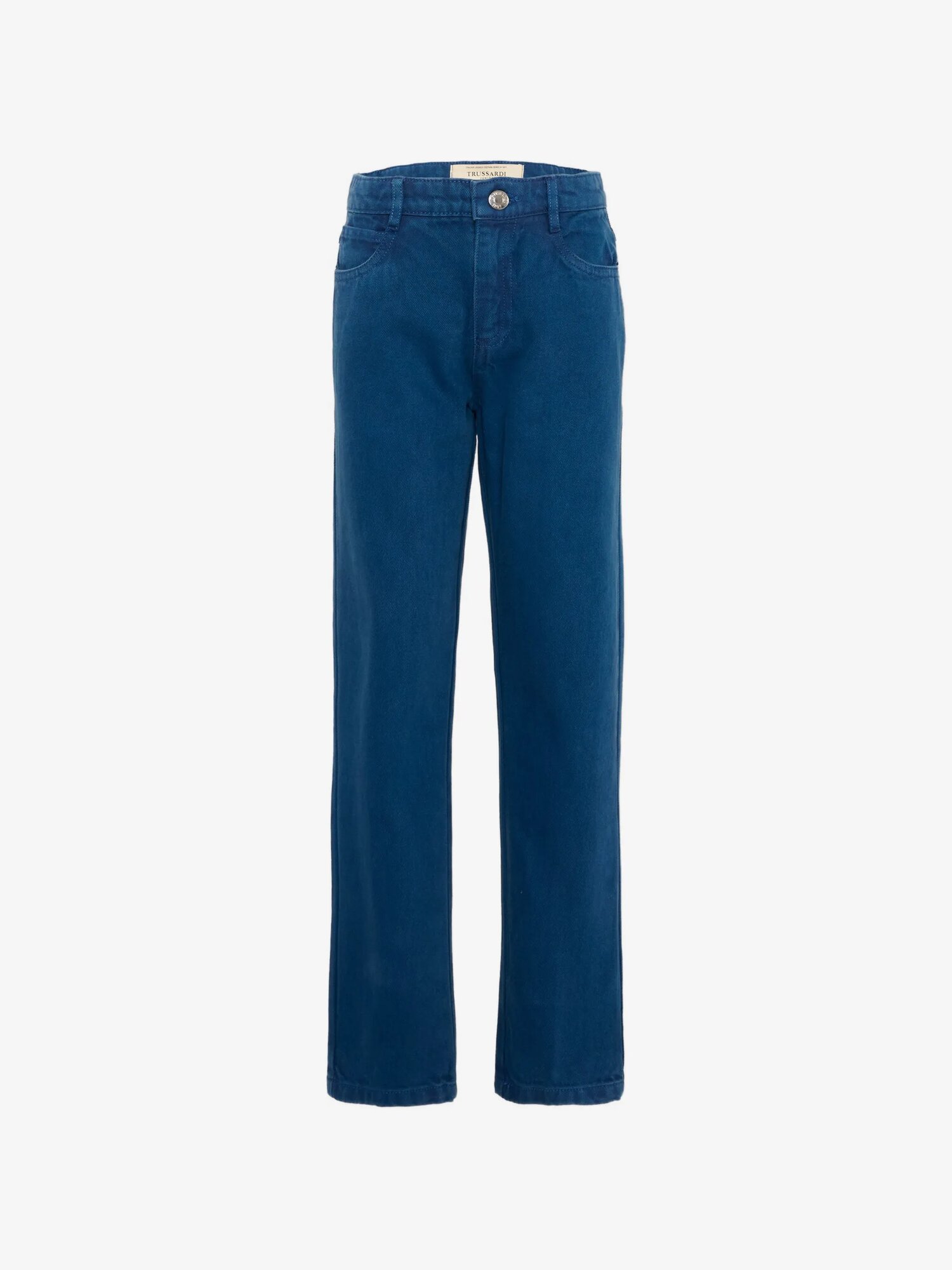 Брюки Straight-leg cotton trousers