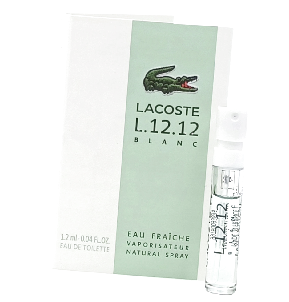 Eau Fraiche Lacoste L 12 12 Blanc - мужская миниатюра туалетной воды 1.2 мл