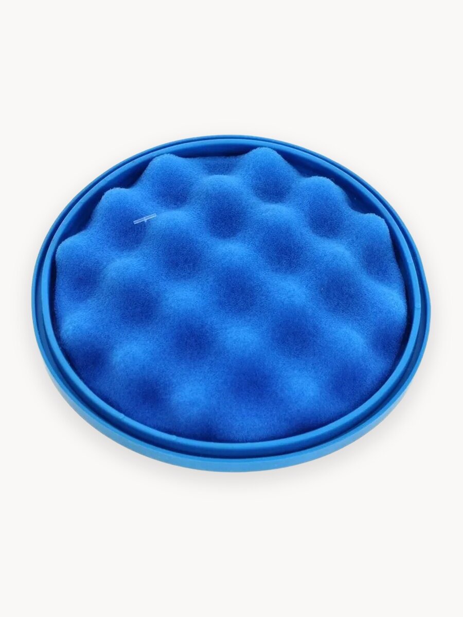 Фильтр поролоновый Samsung DJ63-01467A, для пылесосов, диаметр 142мм, синий