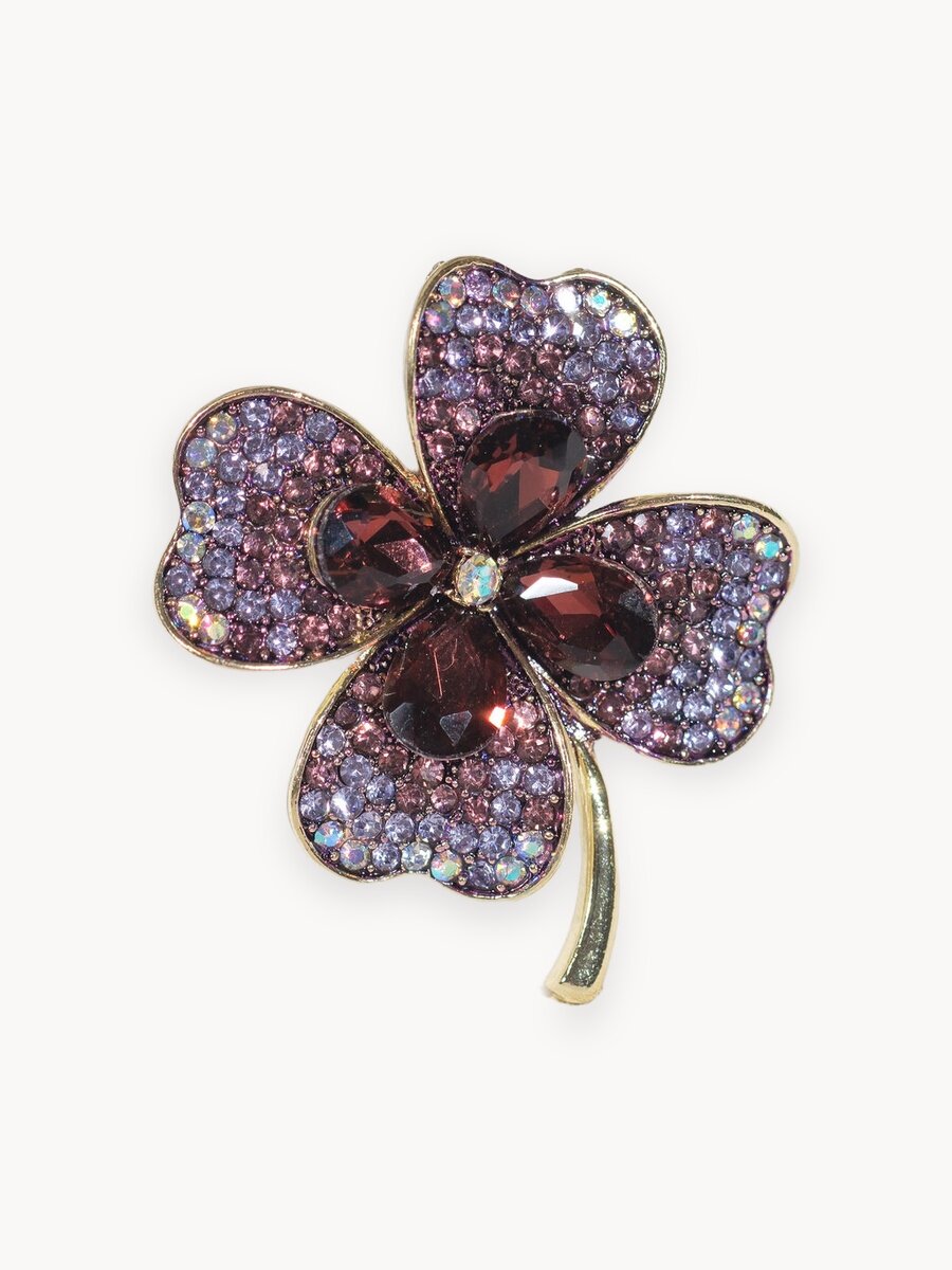 Брошь, стразы