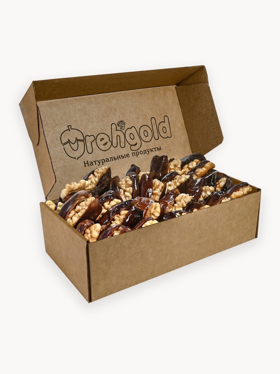 Финики с грецким орехом OrehGold Иранские, без сахара, 500 г