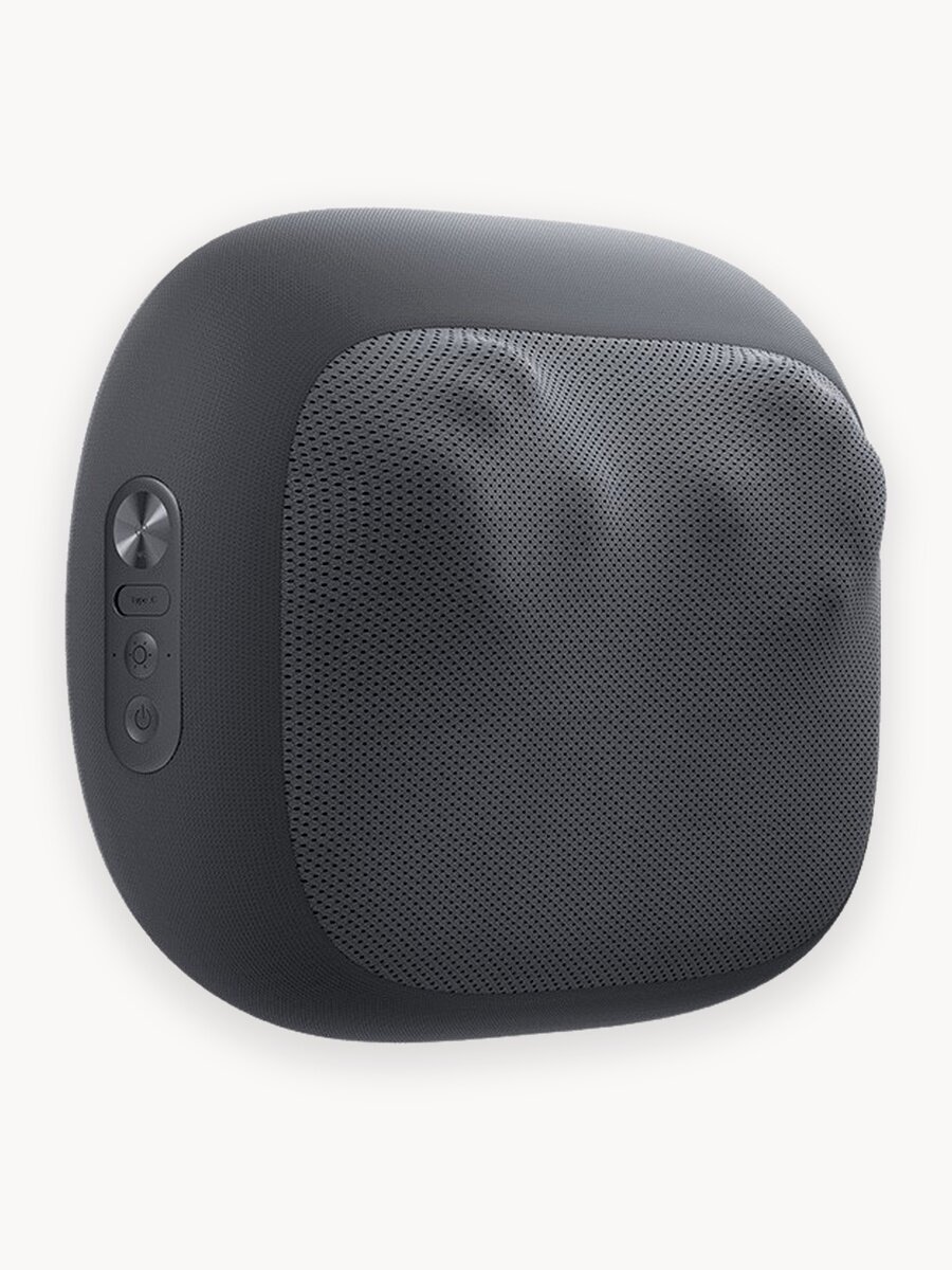 Массажная подушка Mijia Smart Waist Massager MJYBAMY01YMYY, темно-серая, компактный и удобный дизайн для массажа талии