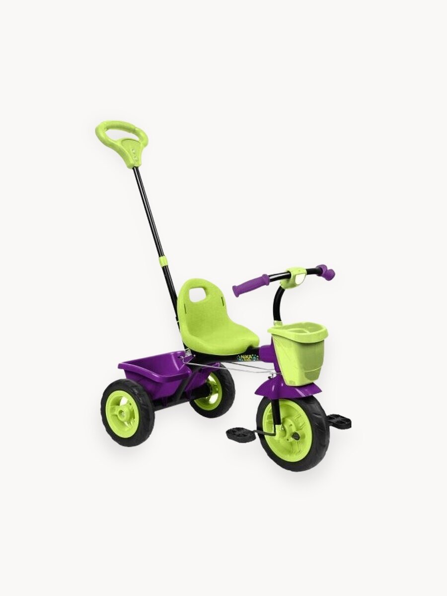Трехколесный велосипед Nika ВДН2/6 фиолетовый с лимонным