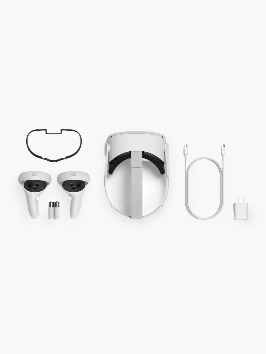 VR Шлем виртуальной реальности Oculus Quest 2 128 GB+Защитная пленка для наклейка