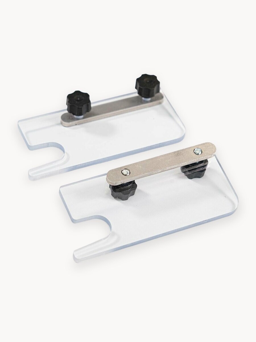 Кронштейн GlobalTOOLS DOG RH, поликарбонат, для направляющих, прозрачный