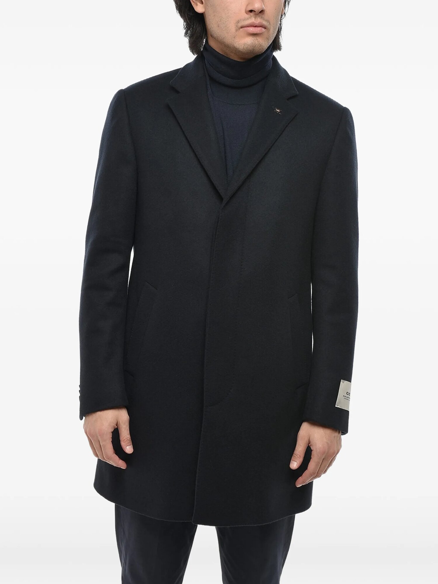 Пальто Corneliani Notch-lapel single-breasted coat