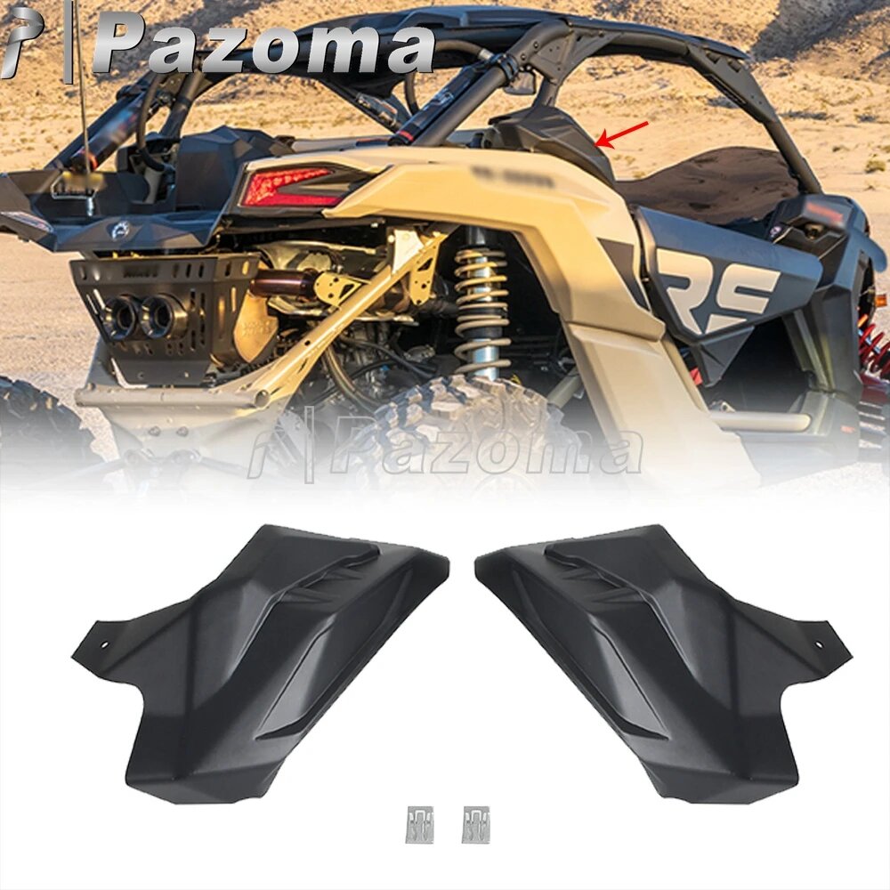 Задняя клетка, пластиковая крышка, защитный щиток UTV для Can Am Maverick X3 900 X DS RC MR RS Turbo R RR 2017-23, левый и правый