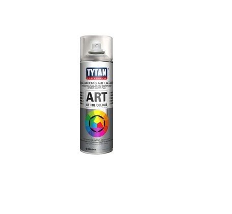 Лак аэрозоль Tytan Professional ART, матовый, объем 400 мл 62376