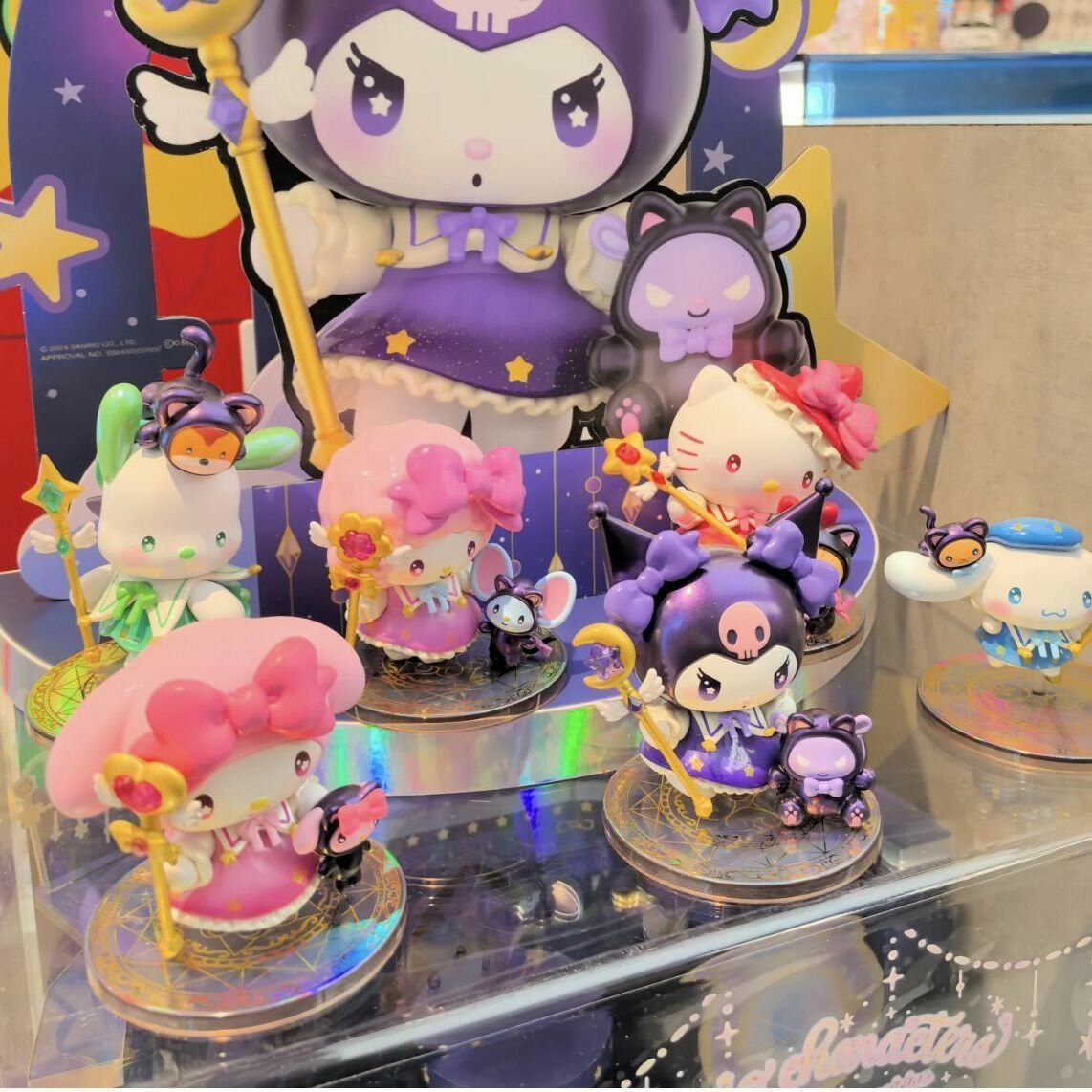 Фигурки Sanrio Starry Night Party Wizard в закрытой коробке, игрушки Хлоя и Май Мелоди.
