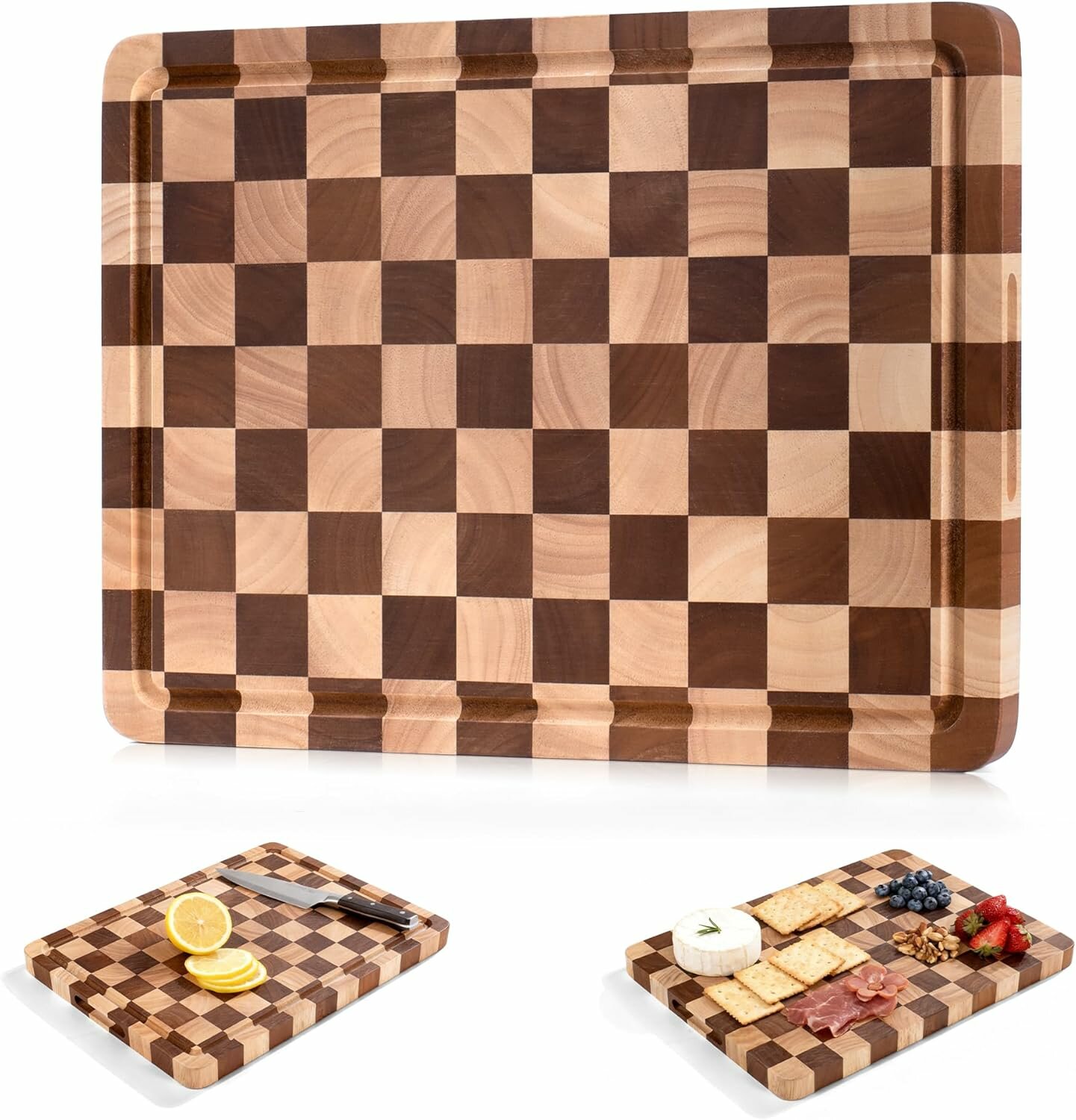 Клетчатая разделочная доска для кухни