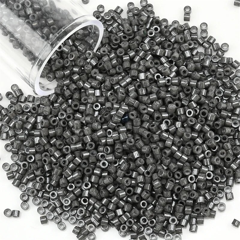 Бусины стеклянные японские 11/0 PZ208, 1.6мм, 2000 шт