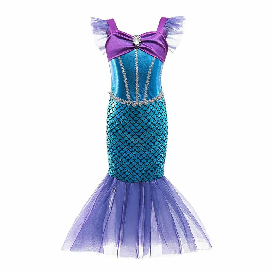 Детское платье русалка полиэстер 3-8 лет Size 100, DD6606