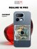 Силиконовый чехол на Realme 16 Pro / Реалми 16 Про с принтом Витражный диск голу...