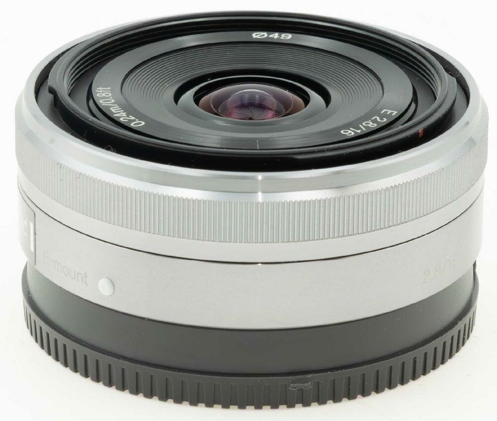 Объектив комиссионный Sony 16mm f/2.8 E (SEL16F28) (б/у, гарантия 14 дней, S/N 0608049)
