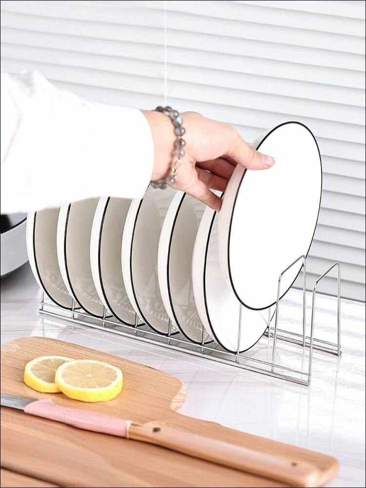 Держатель кухонный для сковород, тарелок, кастрюль, 30 см х 7 см х 10 см, 1 шт