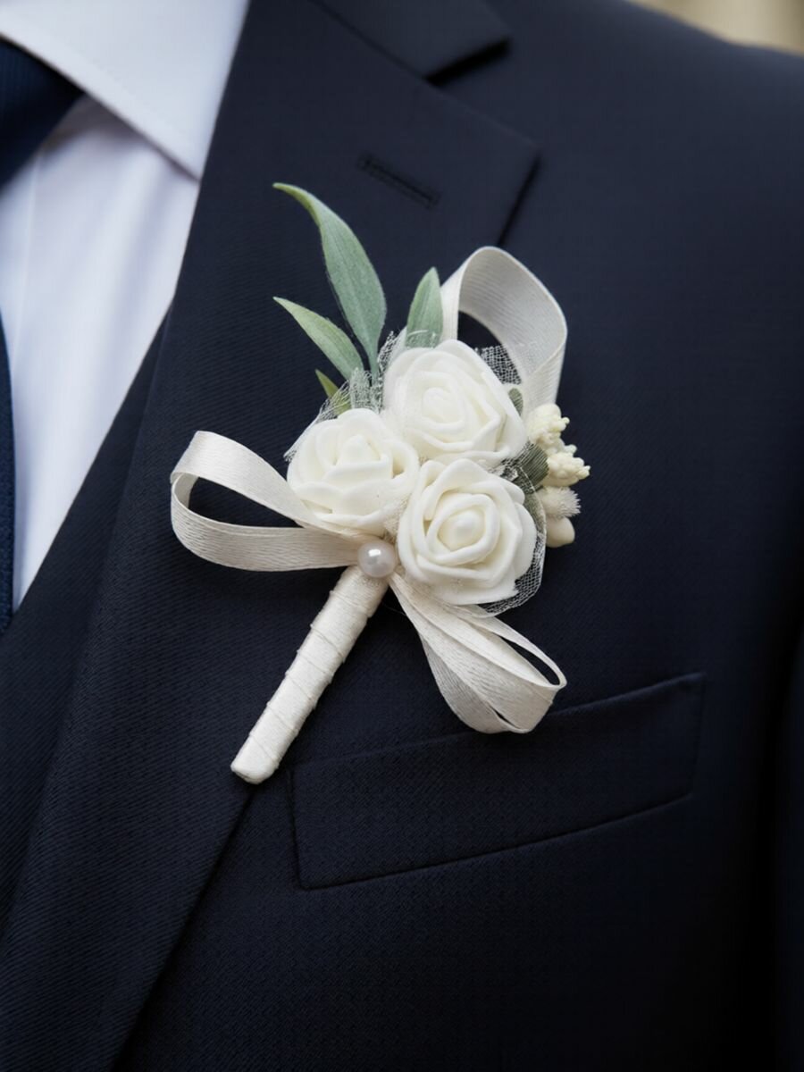 Бутоньерка для жениха или свидетеля