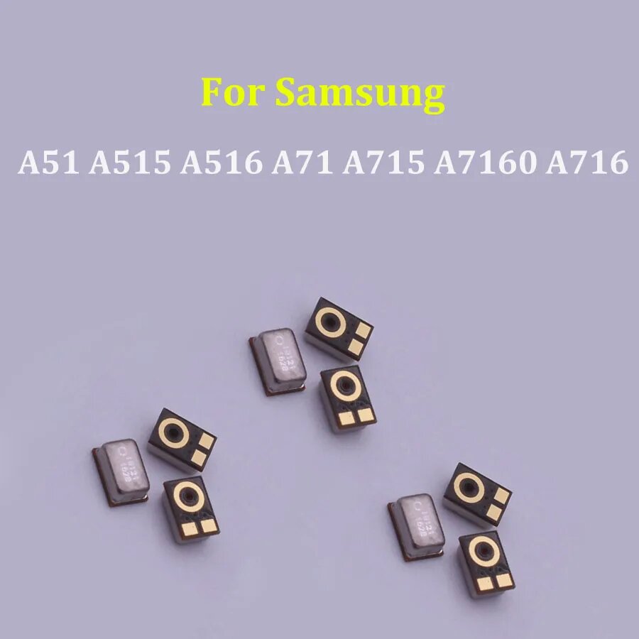 2 шт. Mikrofon для Samsung Galaxy A51 A515 A516 A71 A715 A7160 A716 микрофонный приемник микрофонный разъем