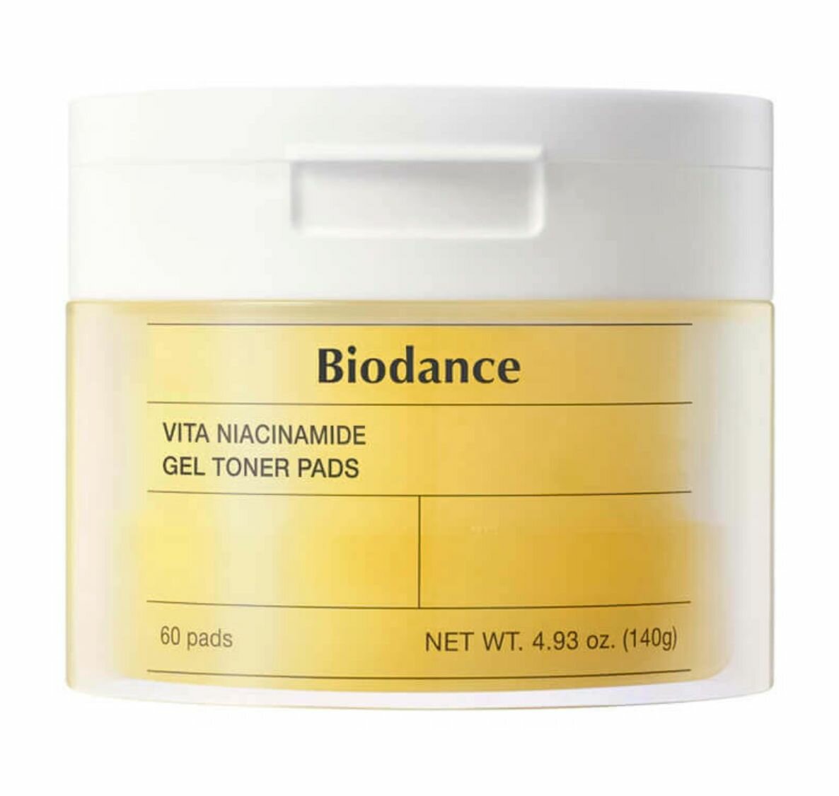Тонер-пэды Biodance Vita, с ниацинамидом, для всех типов кожи, 140 мл