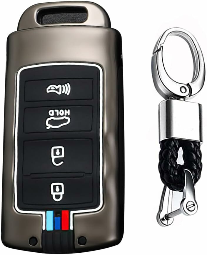 Чехол для брелока, подходит для KIA Cadenza K9 K7, брелок для ключей, корпус для ключей, защита для аксессуаров, 4 кнопк