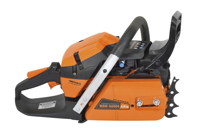 Бензопила CARVER RSG 365M валочная (Magnesium; +цепь/шина18"Profi +поддон для хранения)