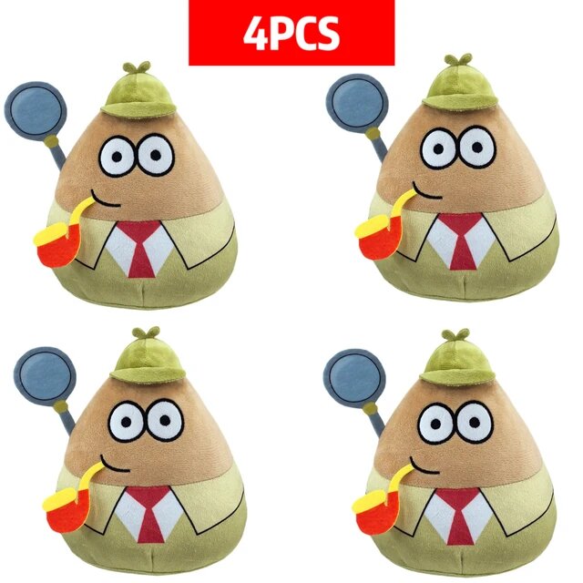 Набор из 1/4 плюшевых игрушек My Pet Alien Pou, милая кукла-питомец-инопланетянин, очаровательная плюшевая игрушка Pou, мягкая подушка, подарочная плюшевая игрушка-зверёк для детей и девочек
