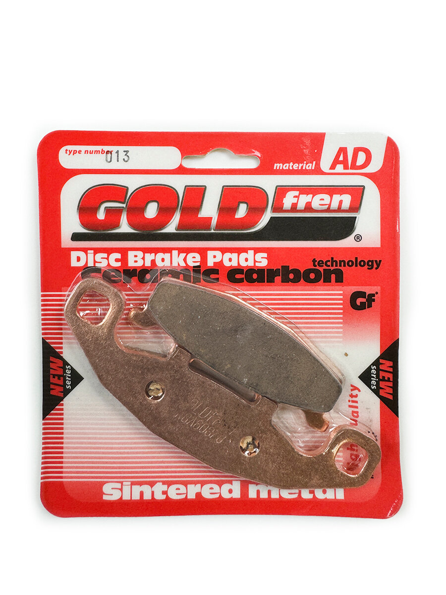 Колодки тормозные GOLDfren 013 AD кросс TRW MCB569, SBS 597, EBC FA 129, Ferodo FDB 481 оригинал