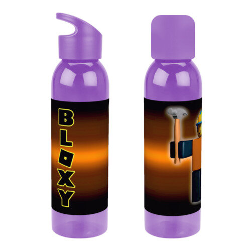 Бутылка для воды «Roblox Bloxy cola Роблокс Блокси кола» (фиолетовый)