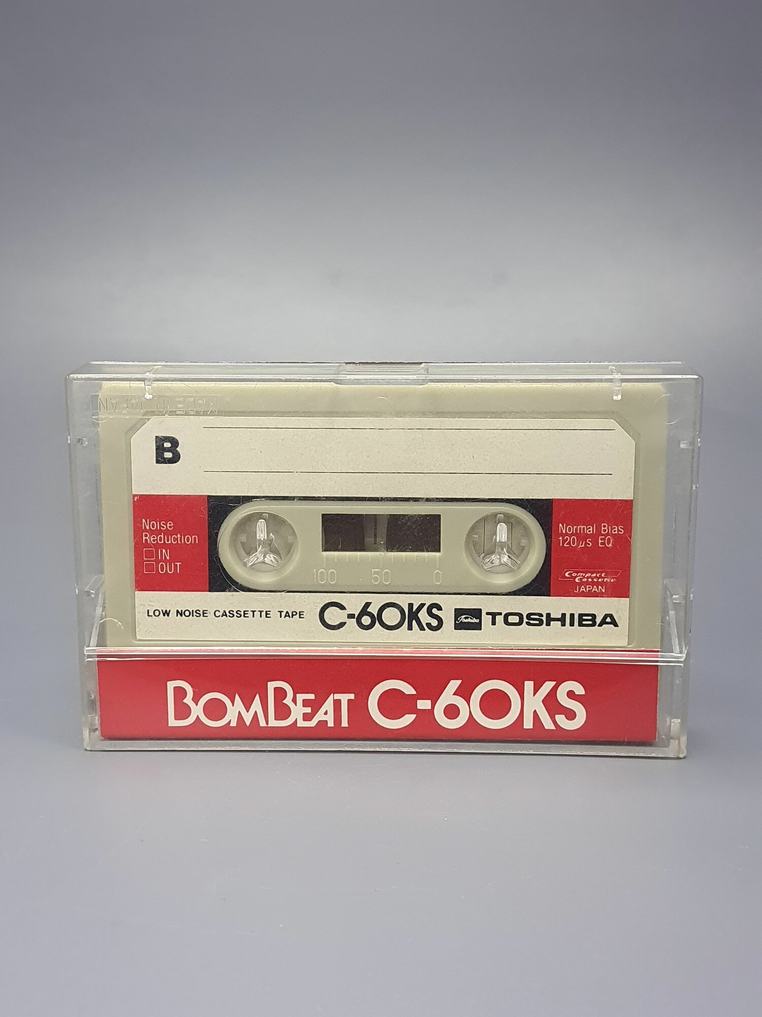 Аудиокассета Toshiba BomBeat C-60KS, Type I, Япония, 1983г.