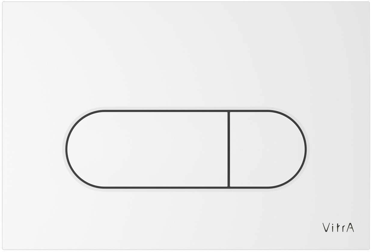 Панель клавиша смыва VitrA Root Round 740-2200 24.4х16.5 см белый