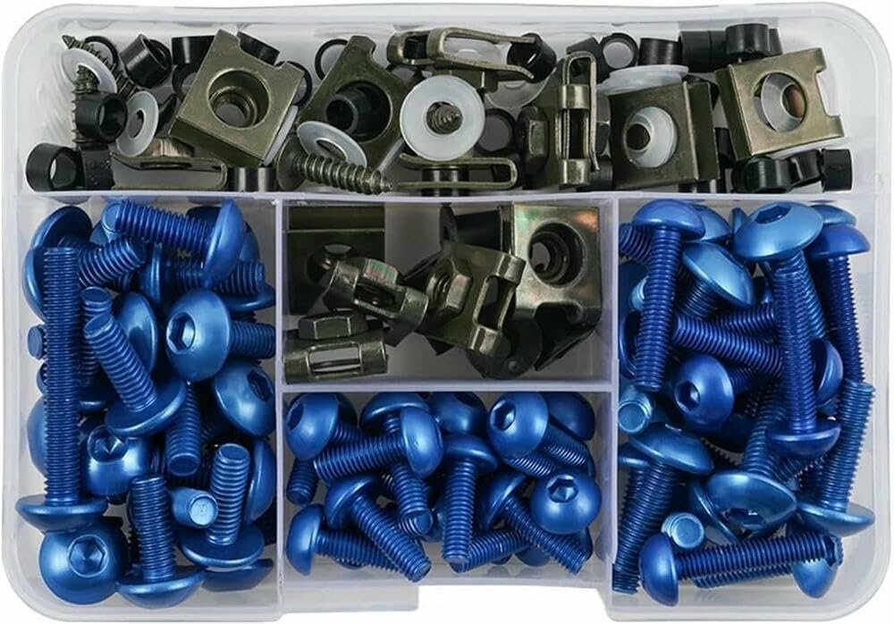 Болт обтекателя мотоцикла, болты для лобового стекла, набор винтов, зажимы, гайки для болтов, 177 шт. для Yamaha TENERE