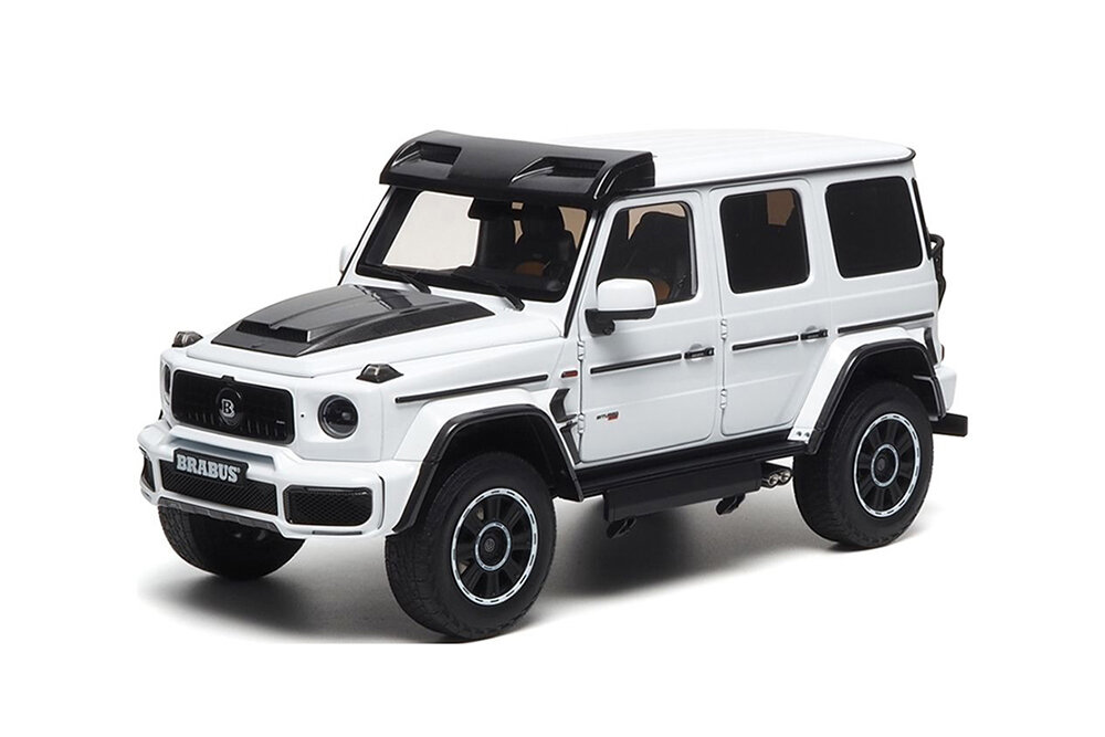 Модель коллекционная ALMOST REAL Mercedes-amg W463 G63 4X4 brabus 2023 / мерседес брабус гелендваген белый