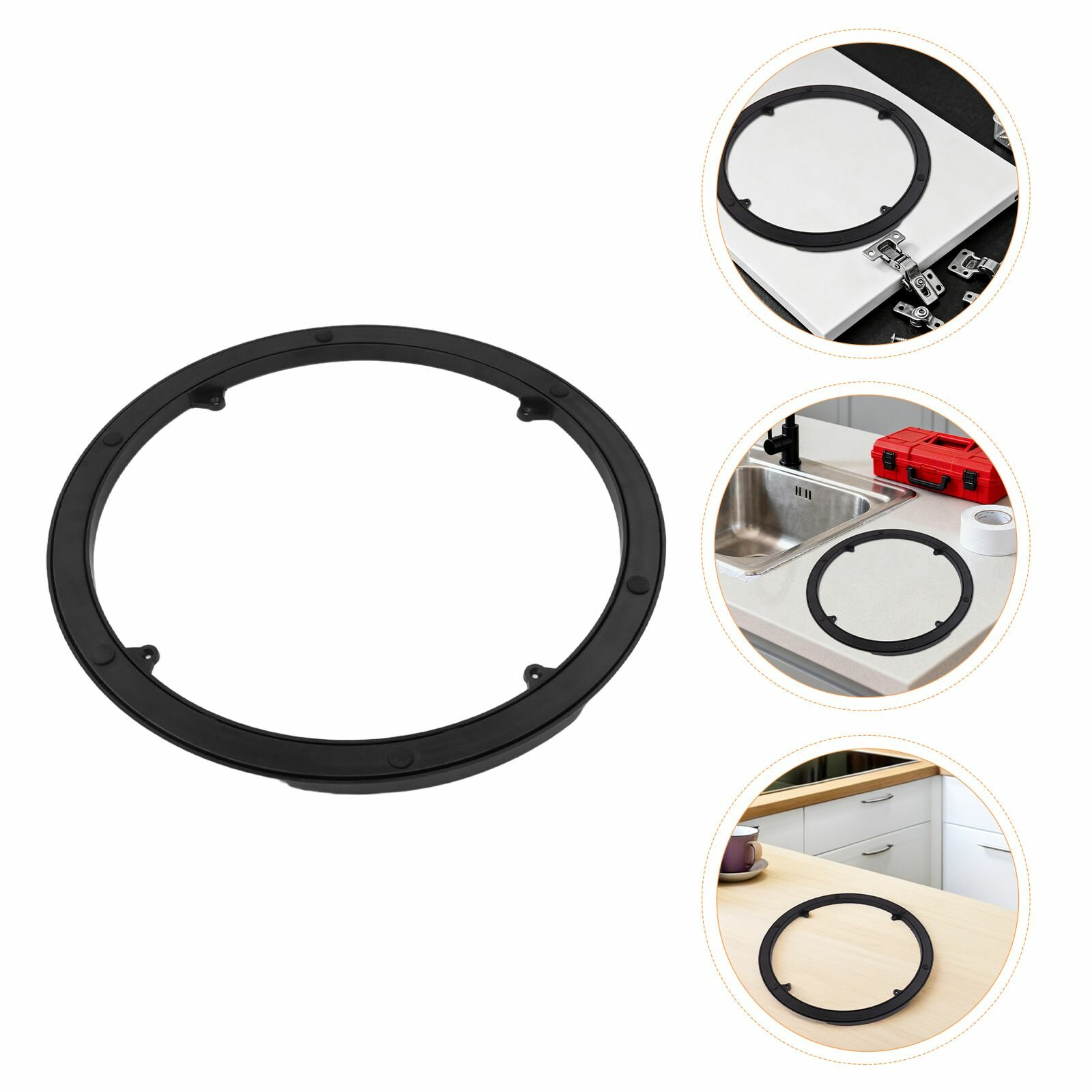 Пластиковая бесшумная поворотная платформа для сервировочного подноса диаметром 40 см