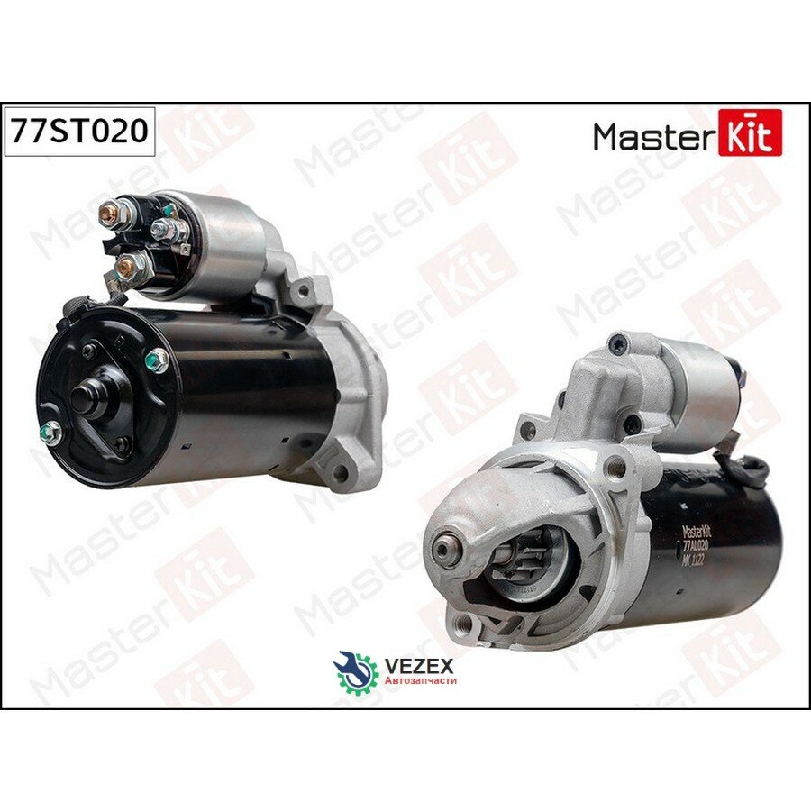 MASTERKIT 77ST020 стартер! 2.0 Kw\ MB W124/W140/W202/W210/Sprinter/Viano 2.0-3.2CDi 93>