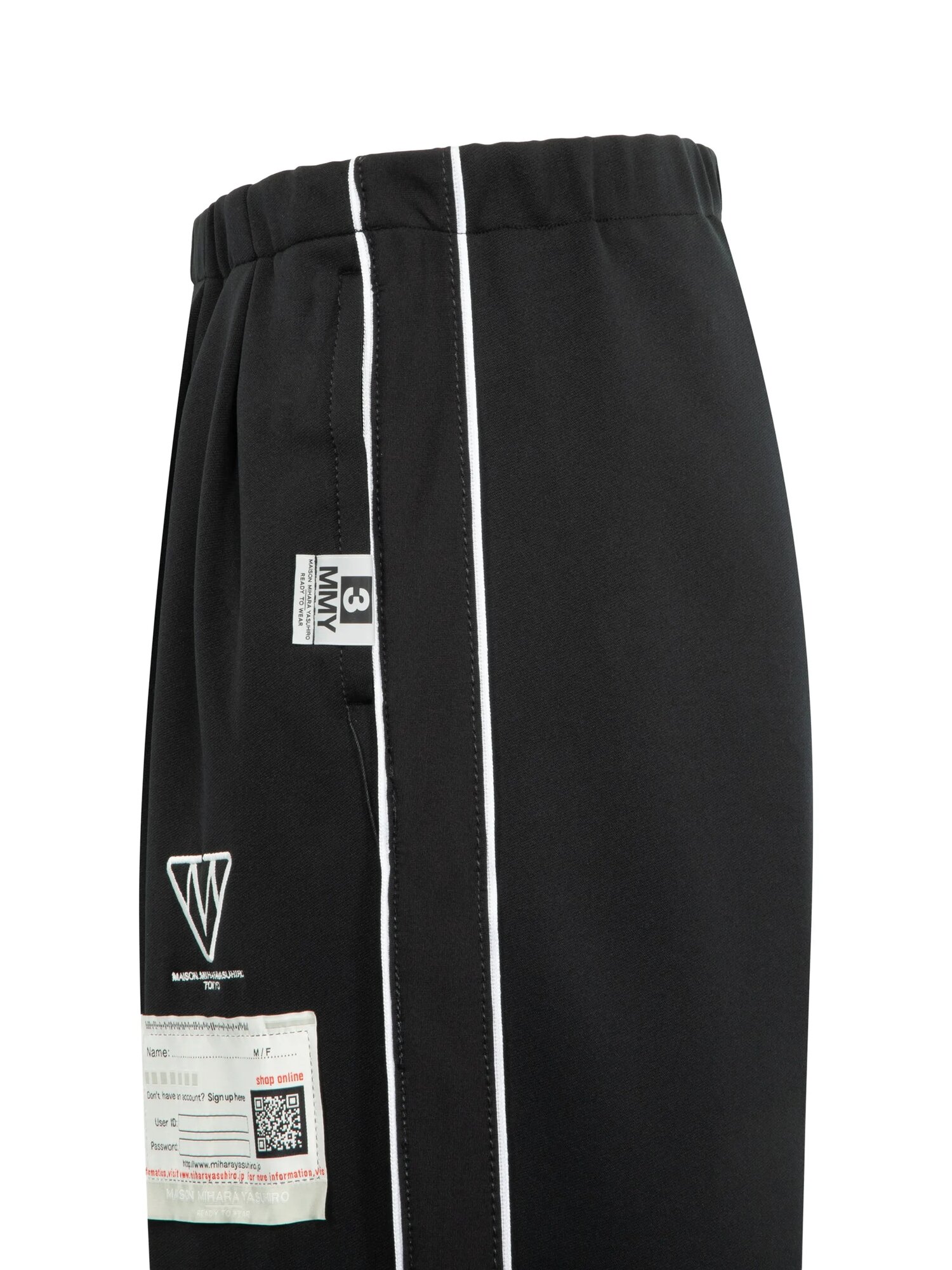 Брюки MAISON MIHARA YASUHIRO Logo-patch track pants, размер 44 — фото 1
