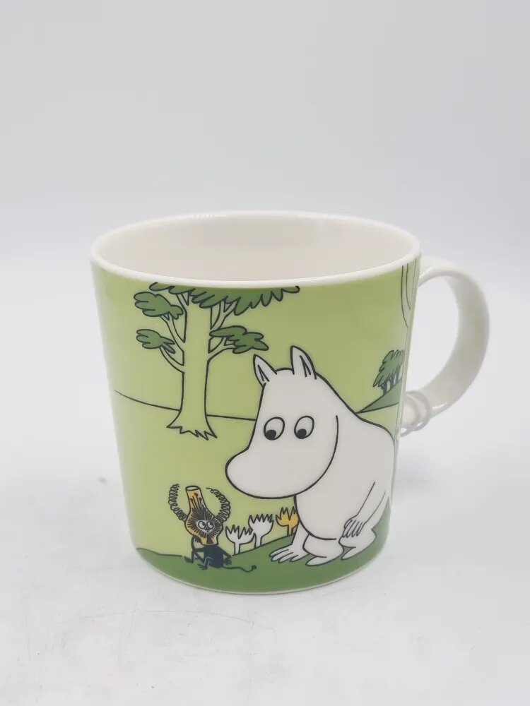 Moomin Кружка Arabia Muumitroll grass-green 300 мл (Из Финляндии)