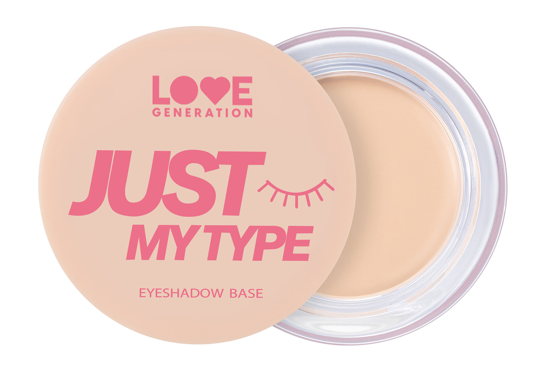 LOVE GENERATION База для теней Just My Type, 4 г, 01 Нейтрально-бежевый