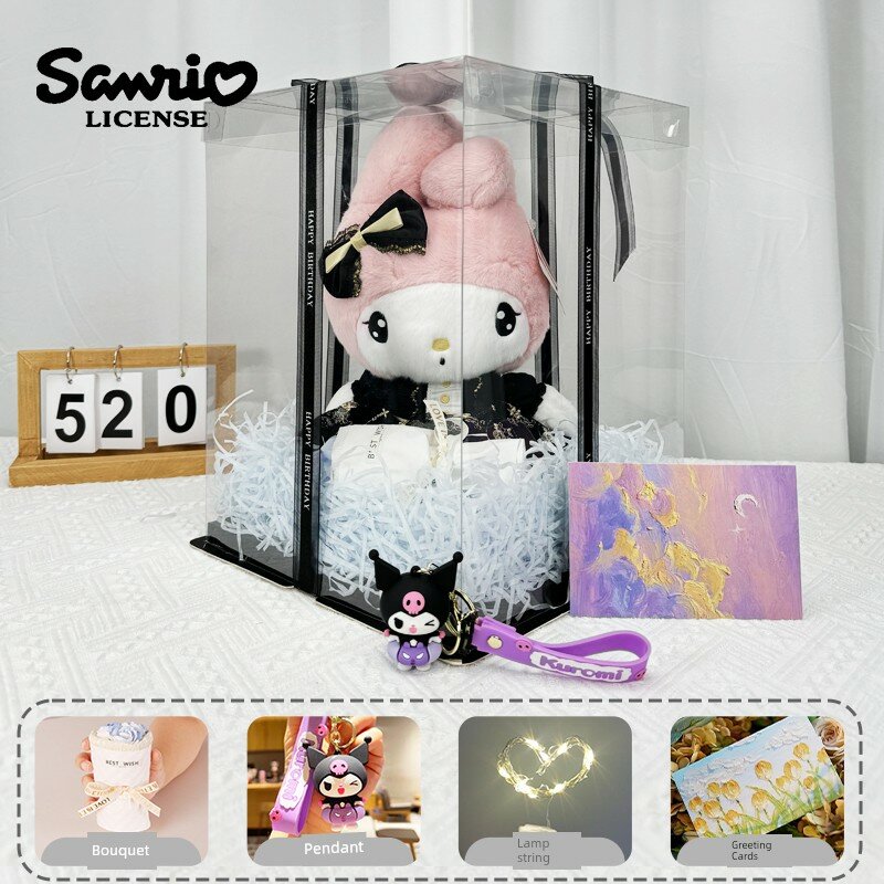 Аутентичная кукла Sanrio Melody, милая плюшевая игрушка, подушка для куклы, подарок на день рождения для лучшего друга