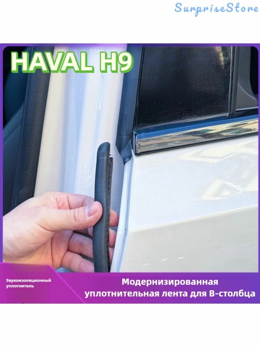 Уплотнитель двери автомобиля Haval H9 — автомобильный уплотнитель для замены дверного уплотнителя, аксессуар H9.